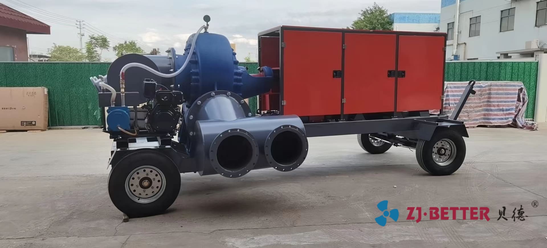 Mobile pump truck in flood control and drainage has played a very big ...