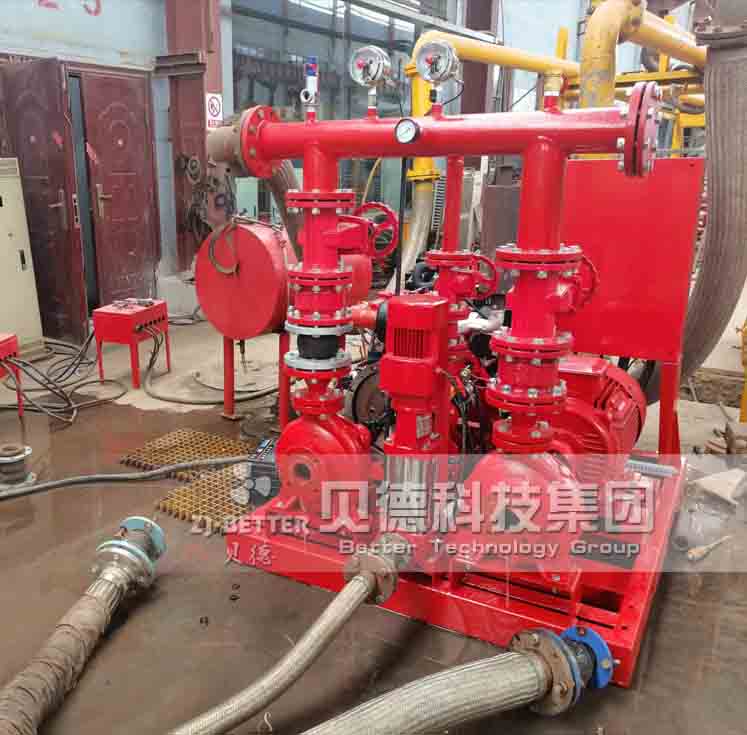 EDJ 500gpm@8bar Fire pump set test--Better Technology Co., Ltd.