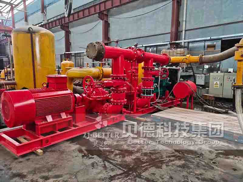 2500gpm@10bar EDJ Fire Pump Set Test--Better Technology Co., Ltd.