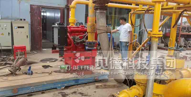 Diesel Engine Vertical Turbine Pump Test--Better Technology Co., Ltd.