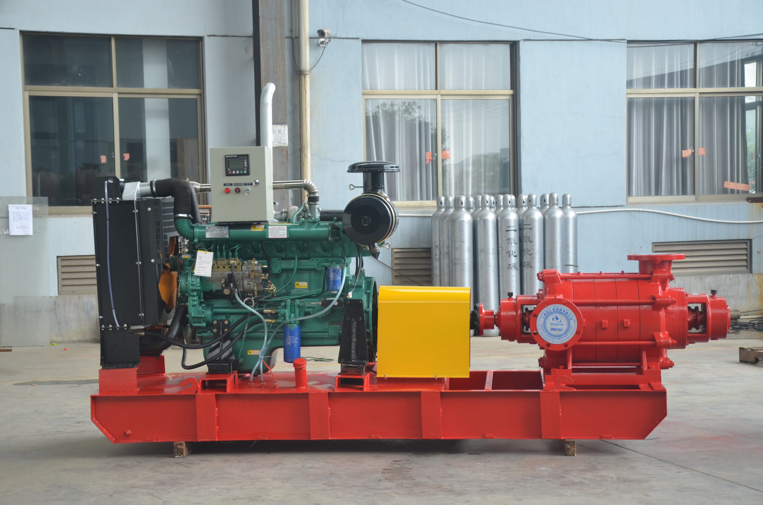 What are the safety considerations when operating a fire pump?Safety ...