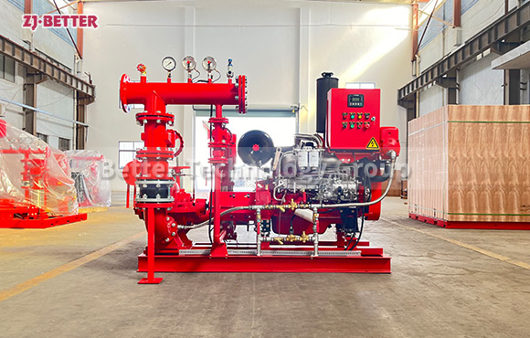 With 750GPM 10Bar Diesel Split Case Fire Pump in Fire Fighting ...