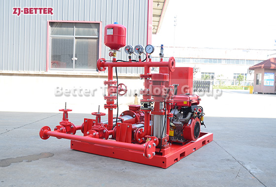 EDJ FIRE PUMP SET: Vertical In Line Pump--Better Technology Co., Ltd.