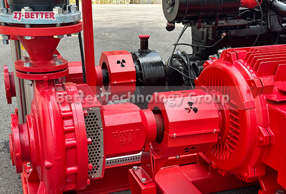 How do fire pumps and jockey pumps enhance fire safety in temporary ...