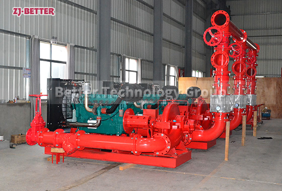 2000GPM Diesel Split Case Fire Pump system --Better Technology Co., Ltd.